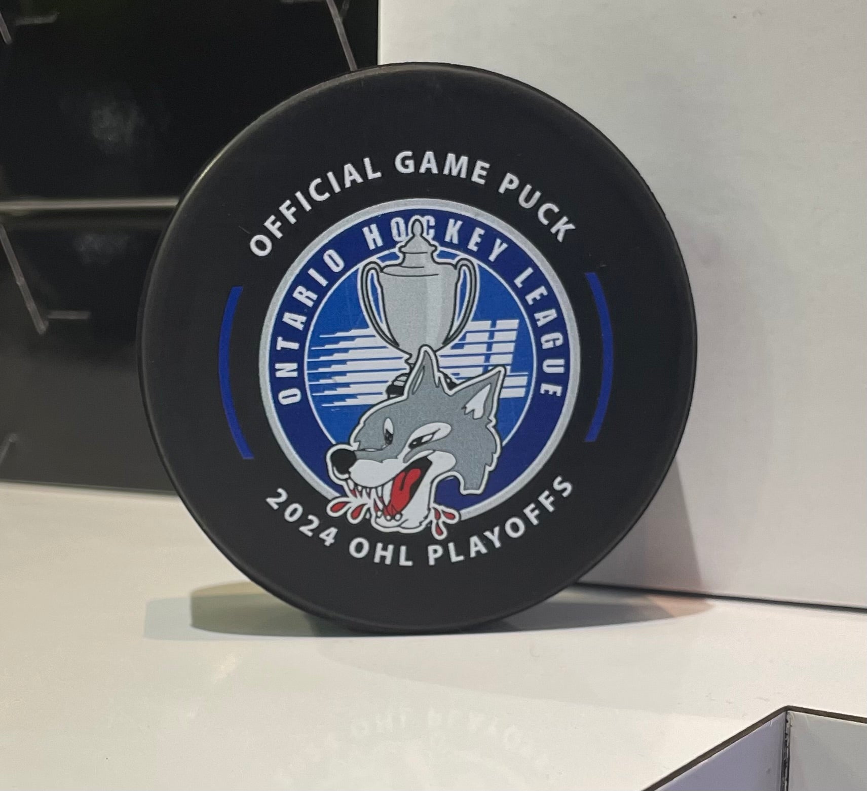 Wolves 2024 Playoff Puck – Greater Sports Apparel